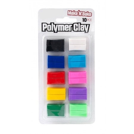 Polymer clay kit 10G Block 10 Color Set Prism&Pro Flexible Polymer Clay ...